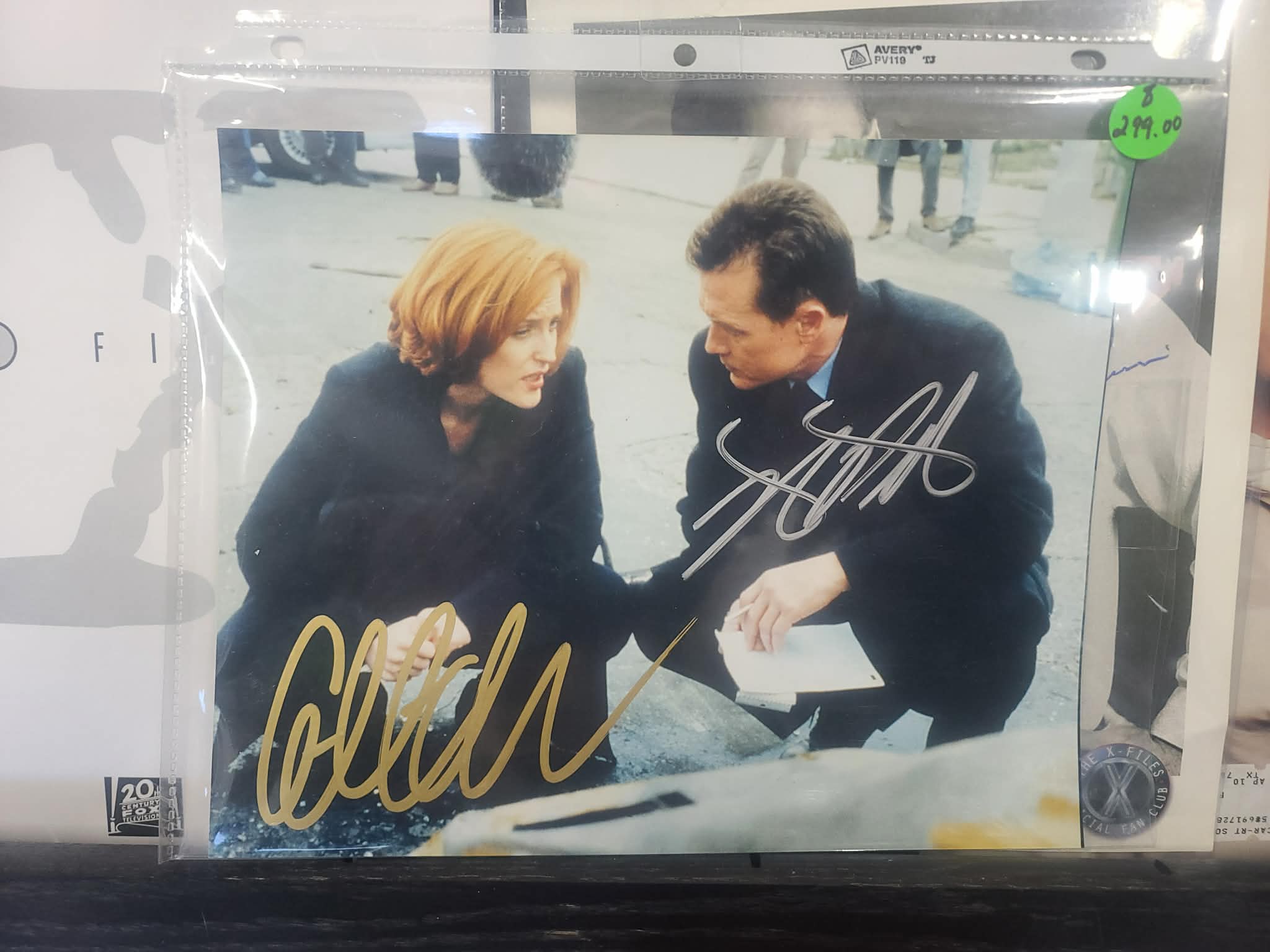X-Files - Gillian Anderson & Robert Patrick Autographed Photo – The X ...