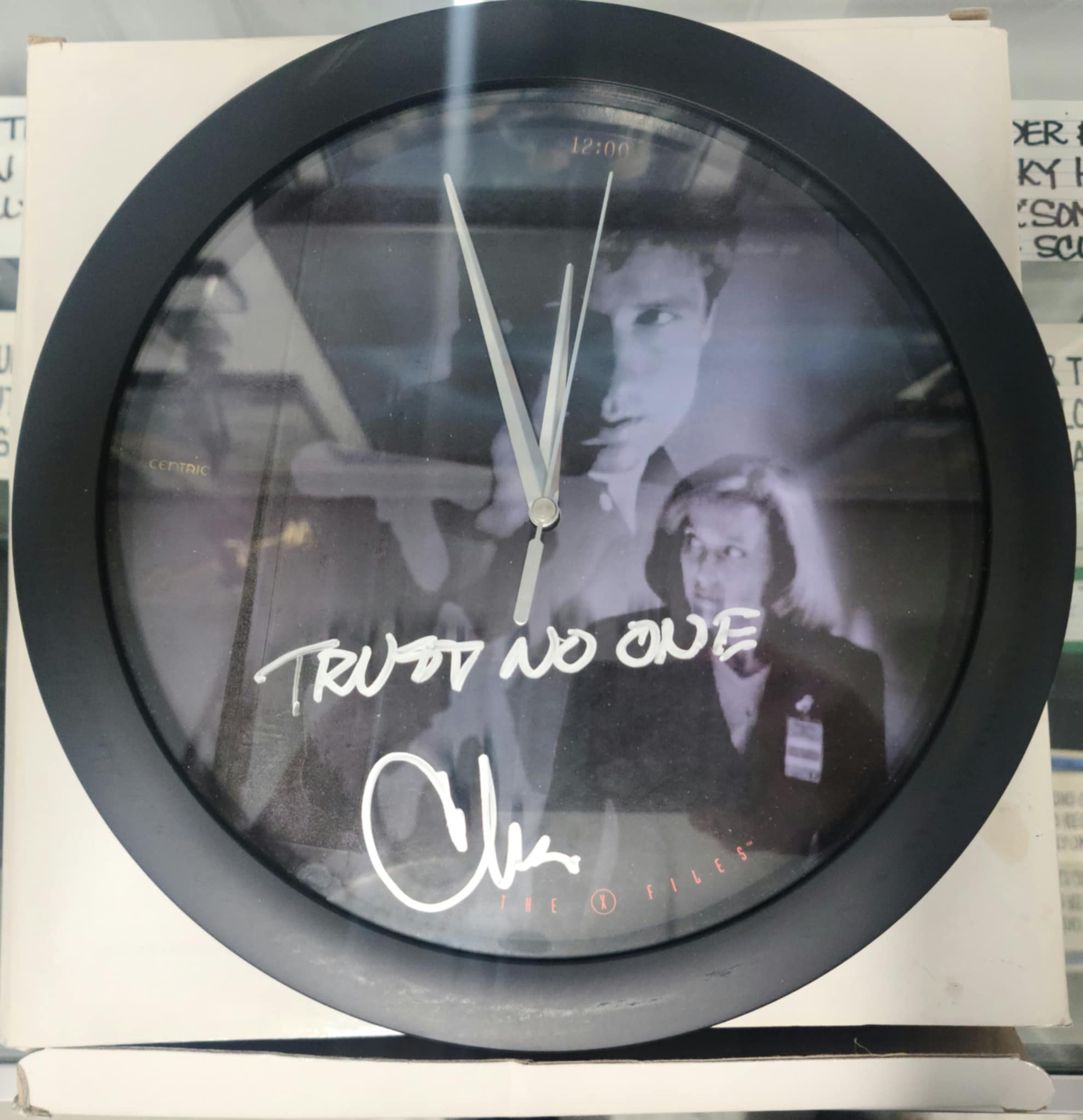 X-Files Clock Autographed by Chris Carter – The X-Files Preservation ...